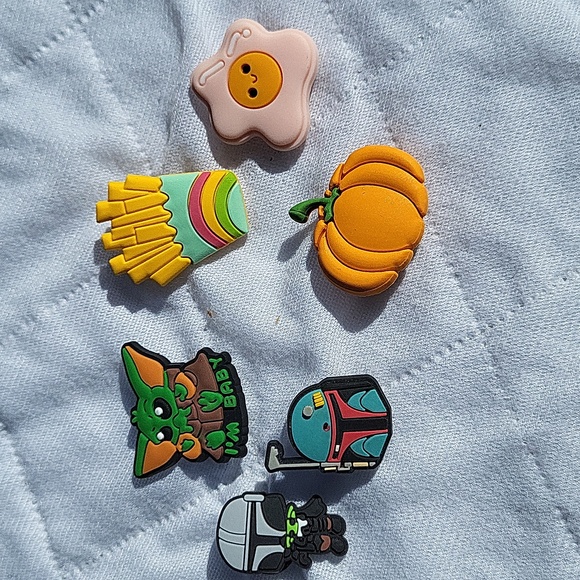 CROCS | Accessories | Crocs Jibbitz Charms Star Wars Baby Yoda Pumpkin ...
